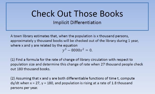 Check Out Those Books | Microtutorials in Mathematics